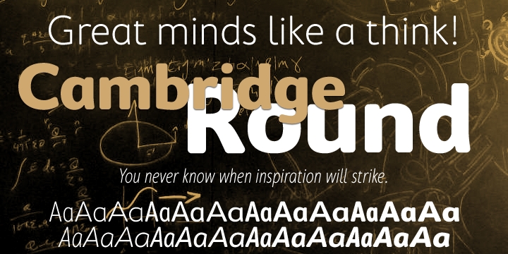 Cambridge Round Semi Bold Cond Font | xFonts.pro