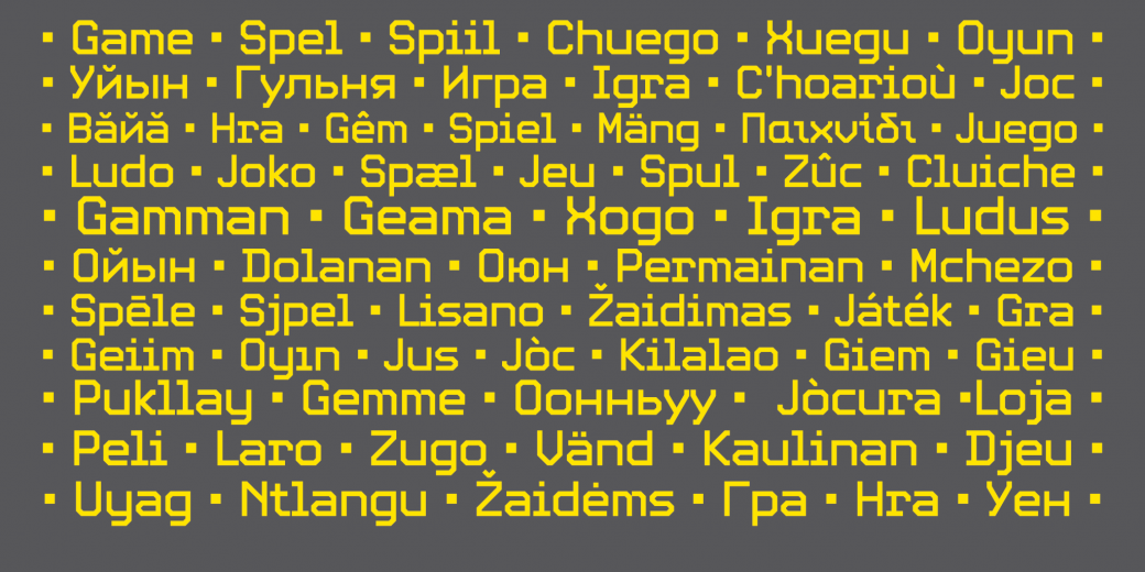 Video Bold Font | xFonts.pro