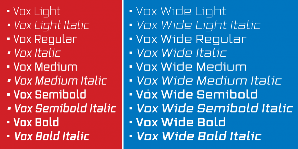 Vox Light Font | xFonts.pro