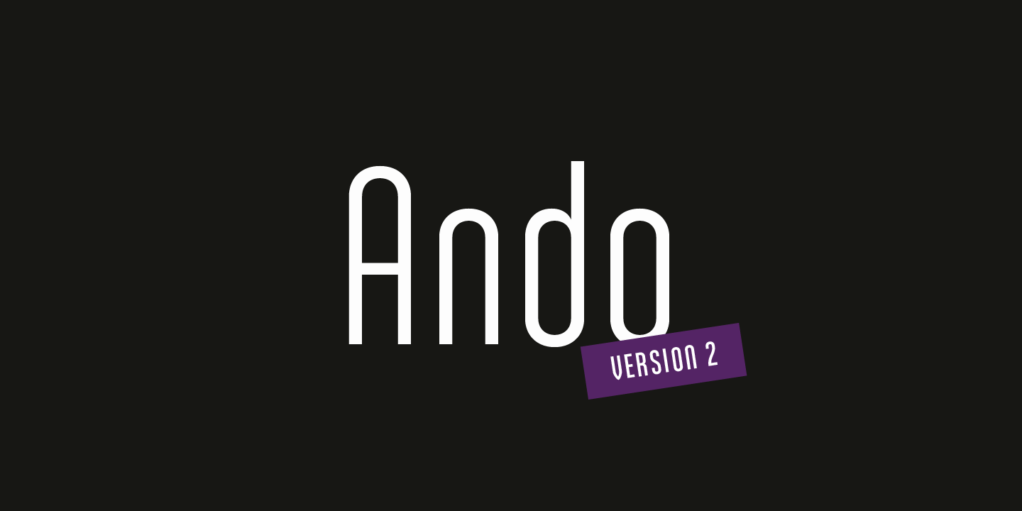 Ando Font family | xFonts.pro
