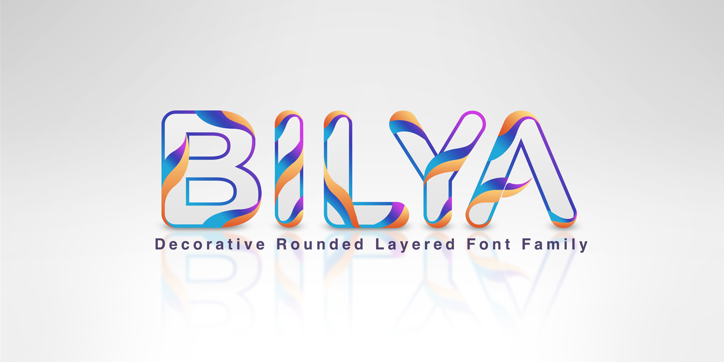 Bilya Layered BASE Font | xFonts.pro