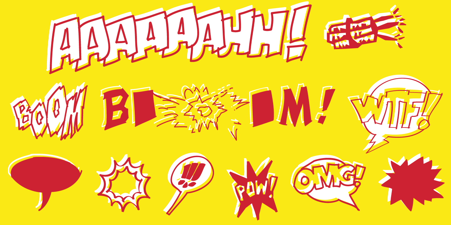 Boom Pang Pow comic Font | xFonts.pro
