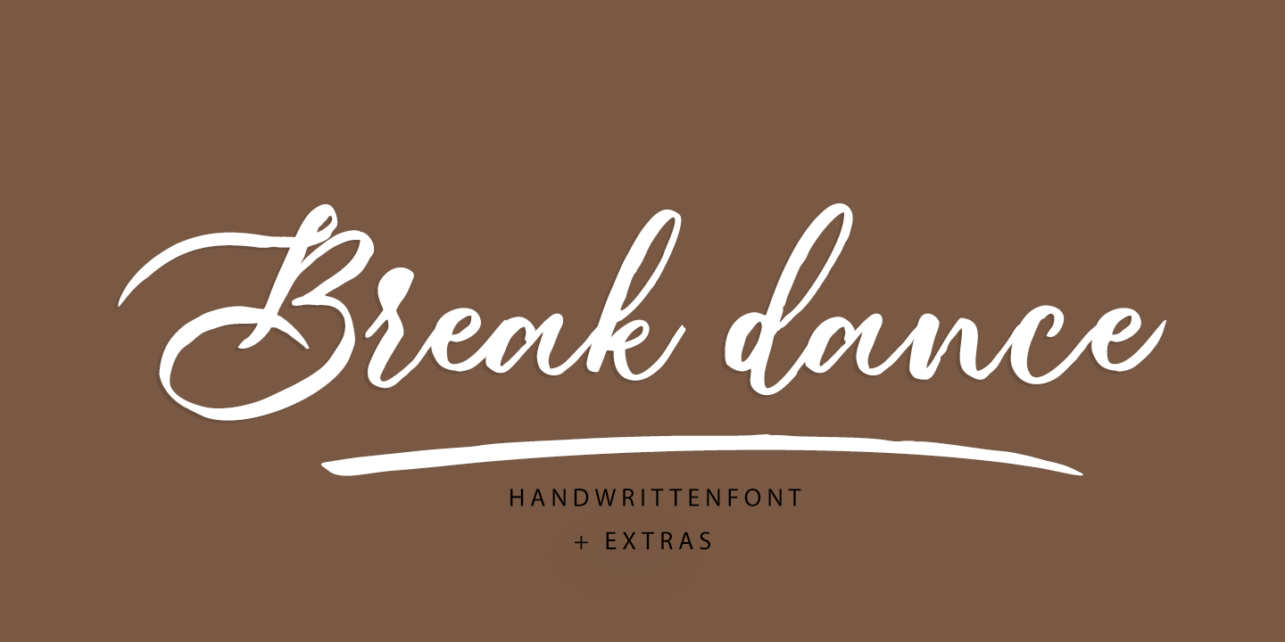 Break Dance Dance Font | xFonts.pro