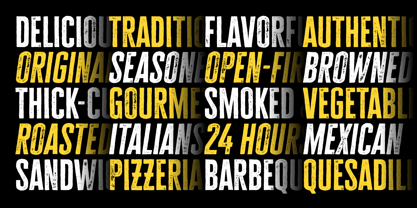 Cheddar Gothic Rough Regular Font | xFonts.pro
