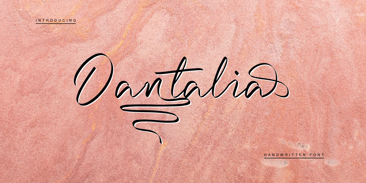 Dantalia Regular Font | xFonts.pro