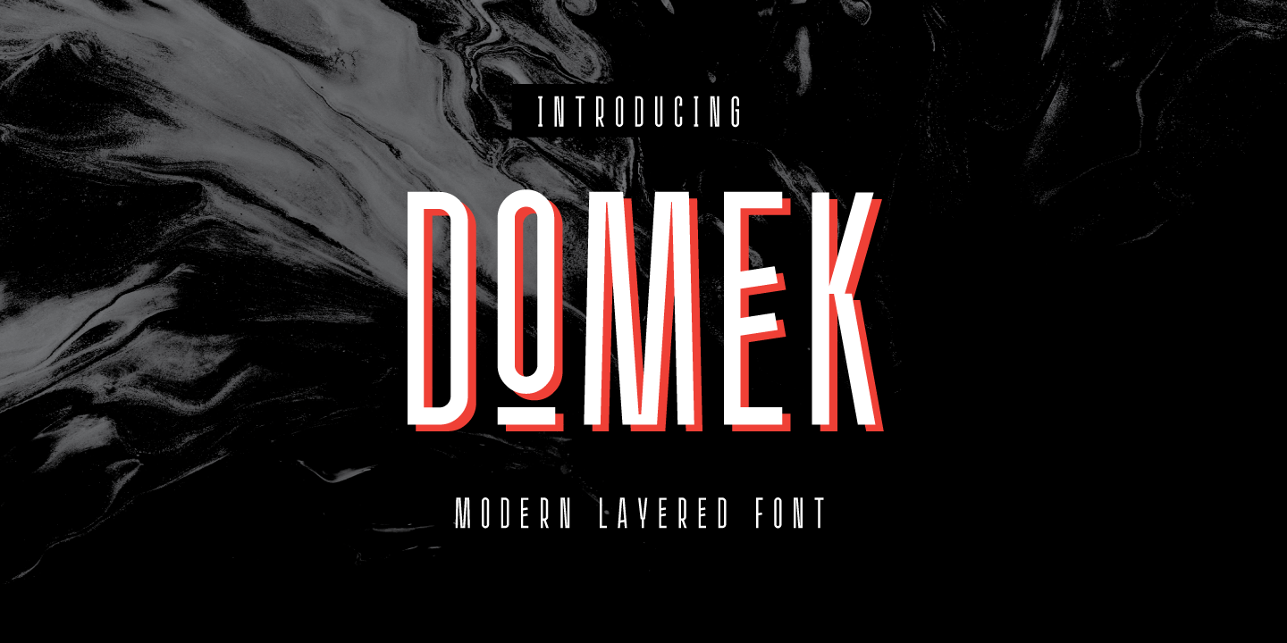 Domek Halftone Shadow Font | xFonts.pro