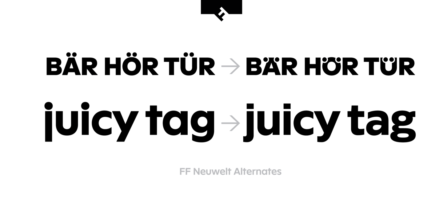 FF Neuwelt Inline Font | xFonts.pro