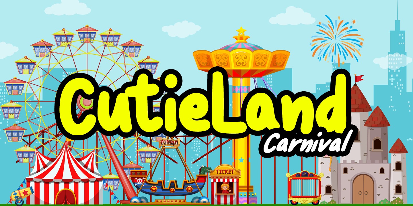 Fun Club Script Outline Font | xFonts.pro