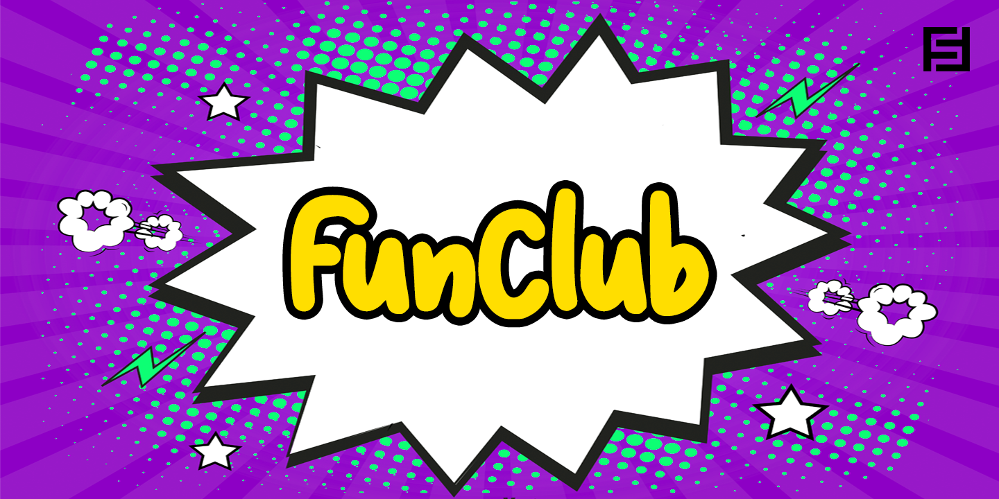Fun Club Regular Font | xFonts.pro