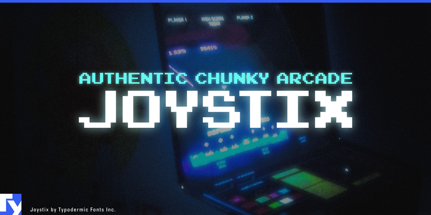 Joystix Font family | xFonts.pro