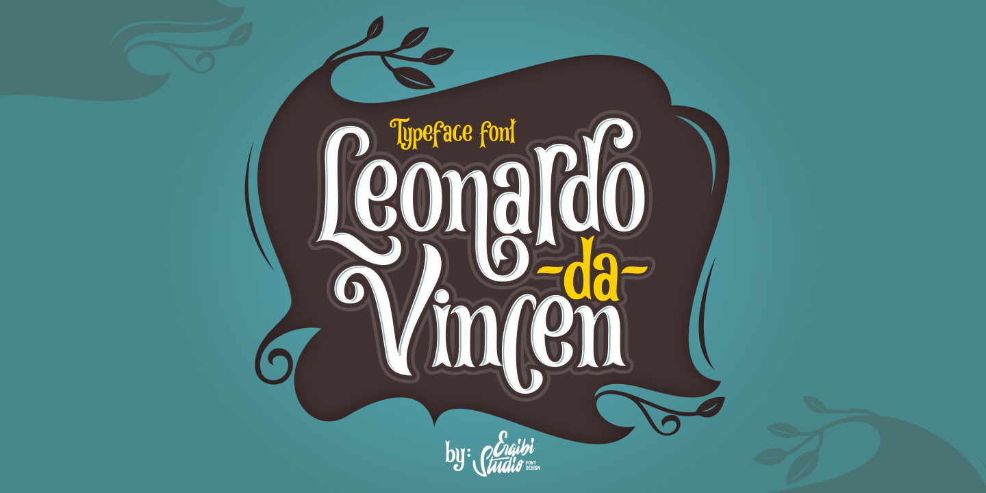 Leonardo da Vincen Regular Font | xFonts.pro