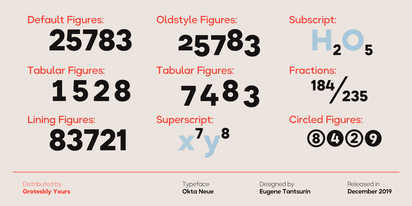 Okta Neue Font family | xFonts.pro