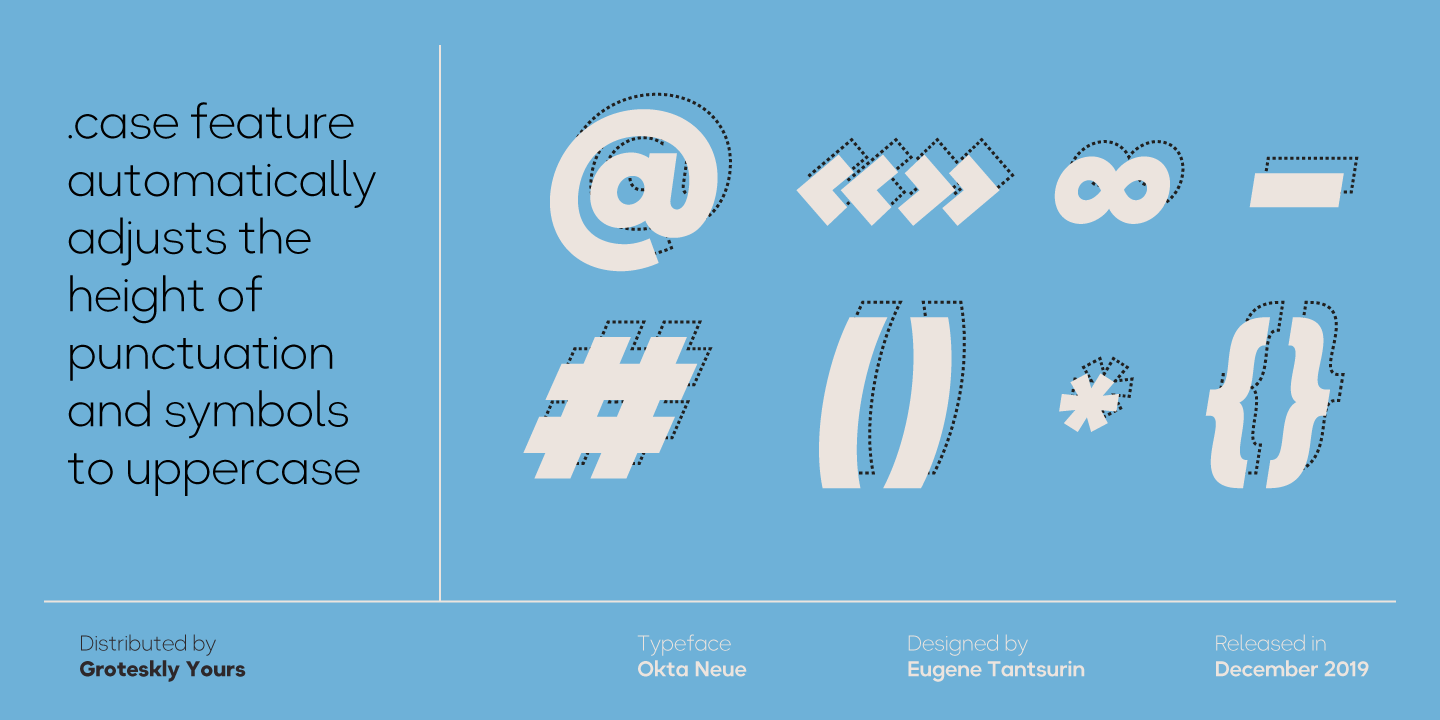 Okta Neue Font family | xFonts.pro