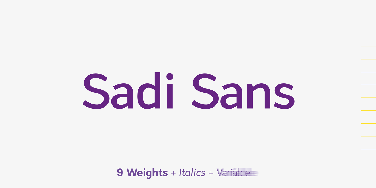 Sadi Sans Light Font | xFonts.pro