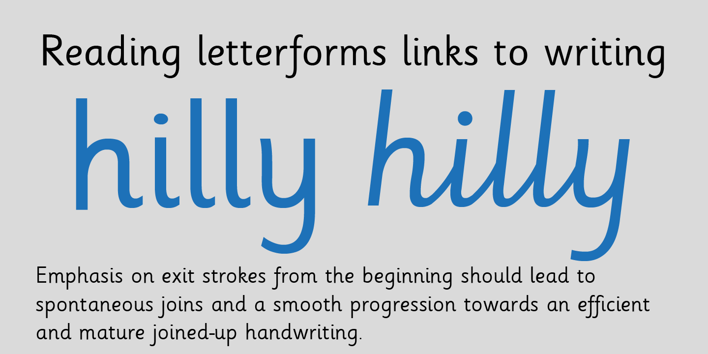 Sassoon Infant Pro Regular Font | xFonts.pro