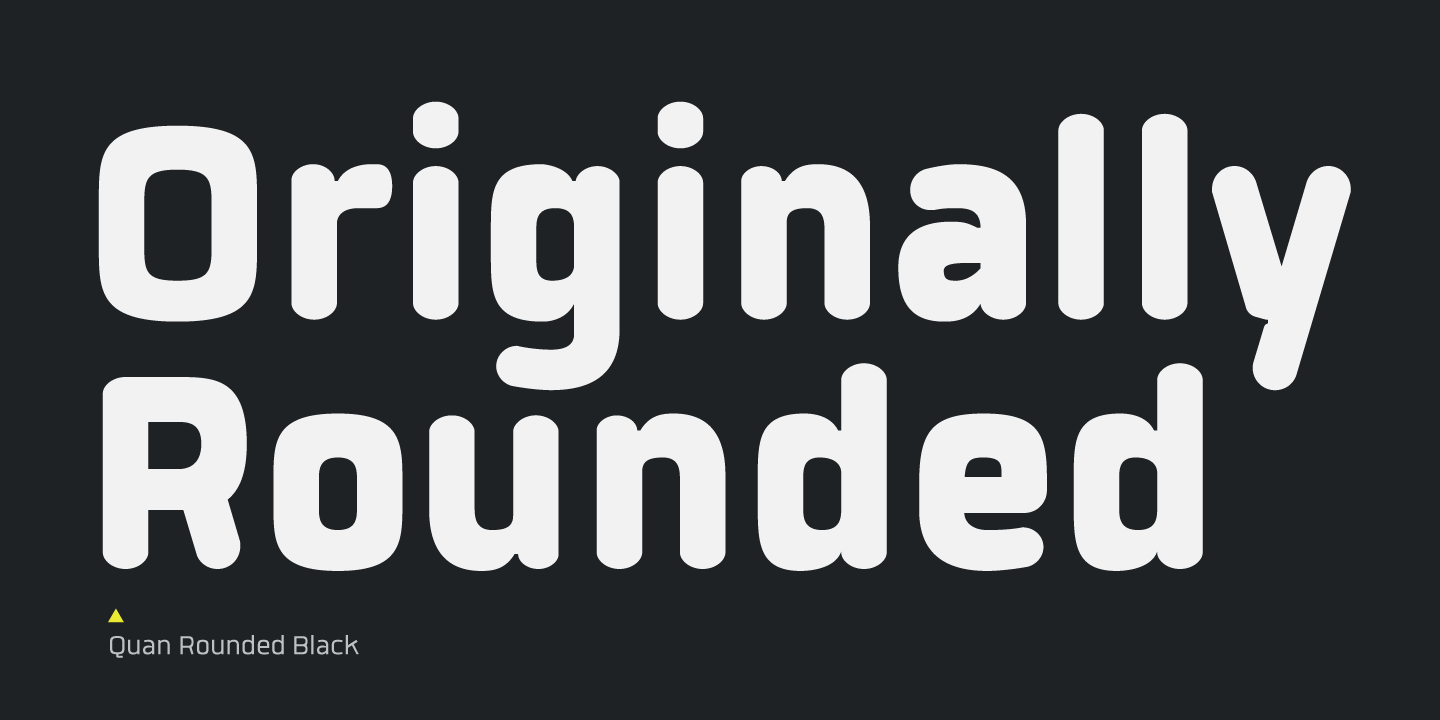 Quan Rounded Regular Font | xFonts.pro
