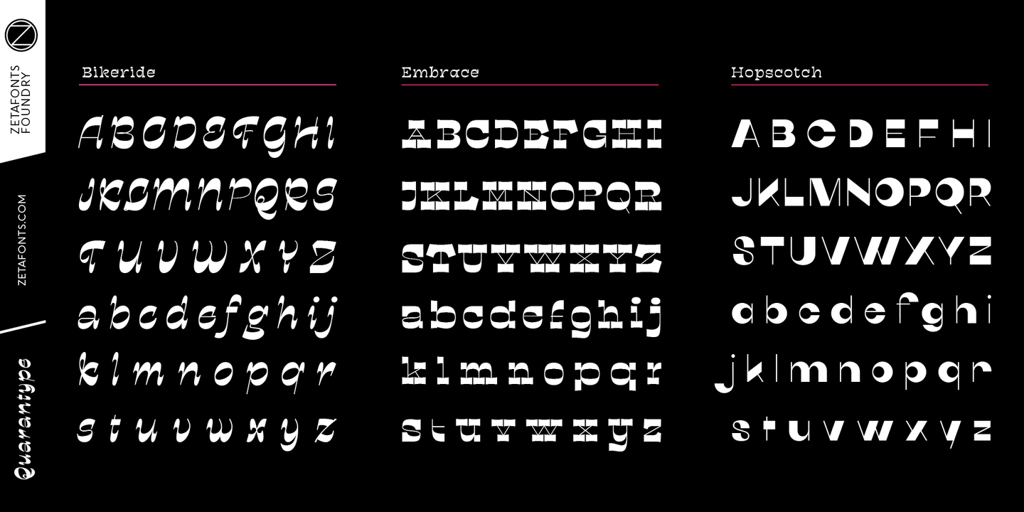 Quarantype Joyride Font | xFonts.pro