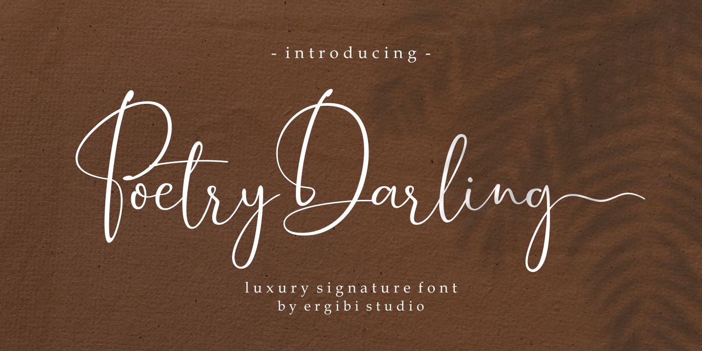 Poetry Darling Regular Font | xFonts.pro