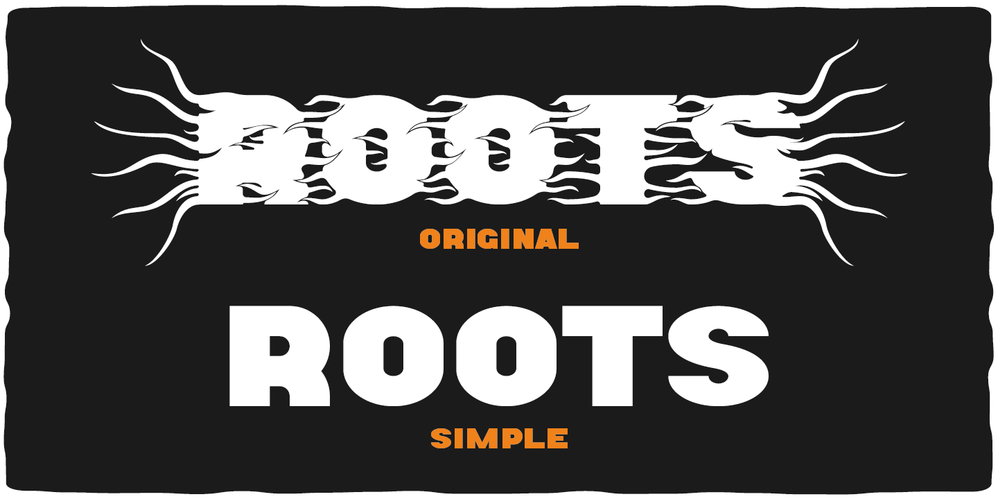 Roots Simple Font | xFonts.pro