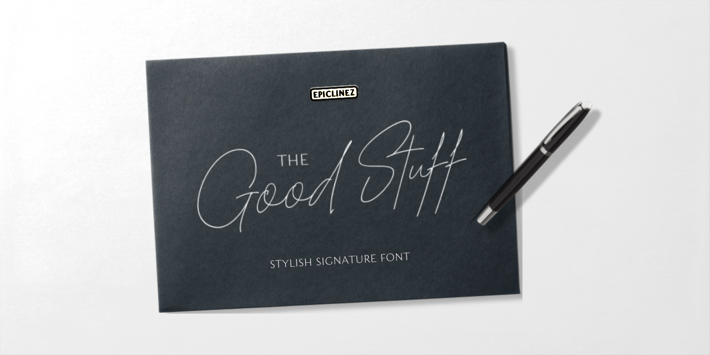 The Good Stuff Regular Font | xFonts.pro
