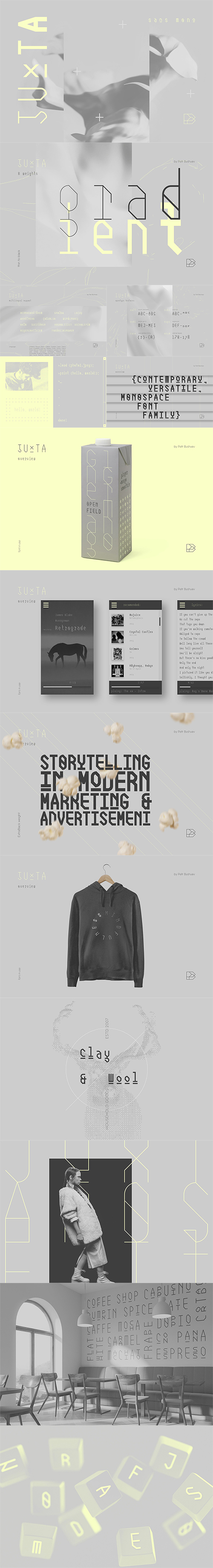 Juxta Sans Mono Light Font | xFonts.pro