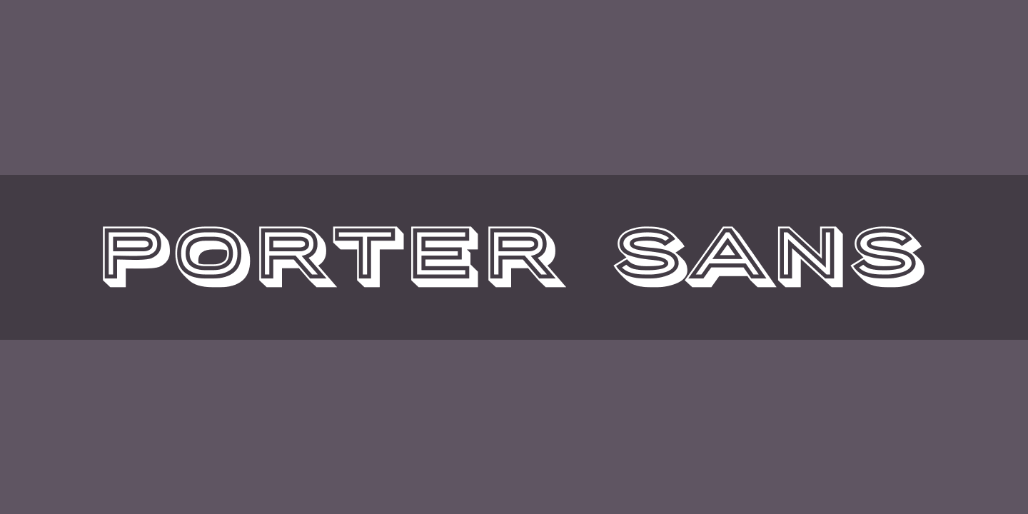 Porter Sans Block Font | xFonts.pro