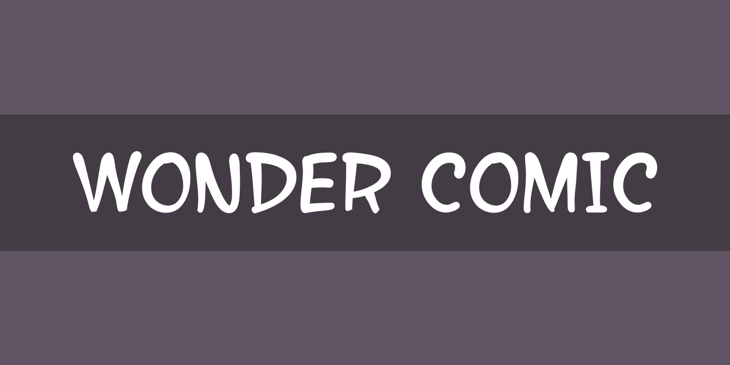 Wonder Comic Inline Regular Font | xFonts.pro
