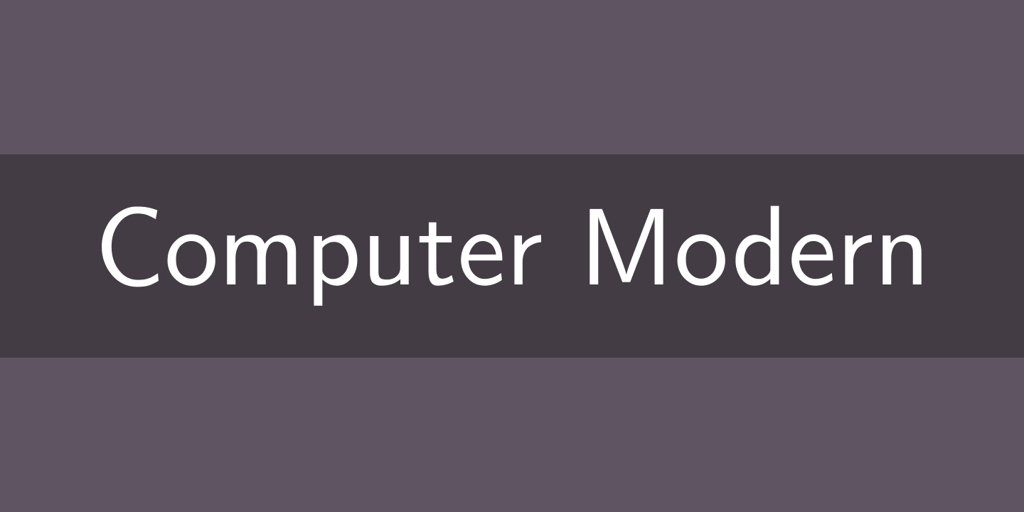 Computer Modern Typewriter Bold Font | xFonts.pro